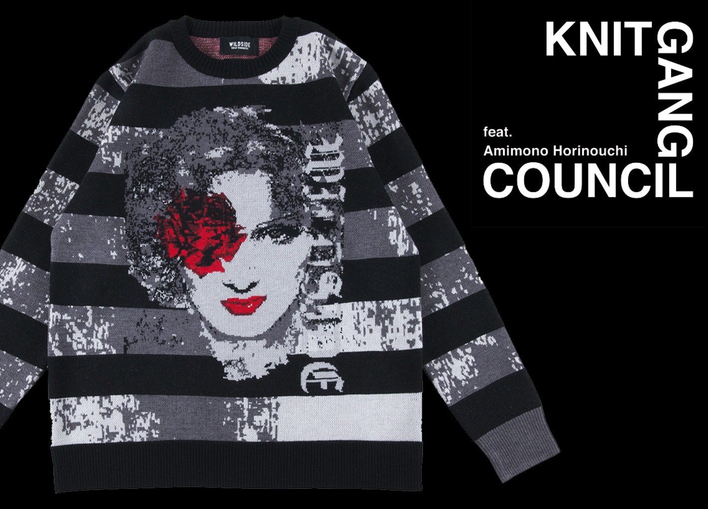WILDSIDE YOHJI YAMAMOTO×KNIT GANG COUNCIL Collaboration Collection ...